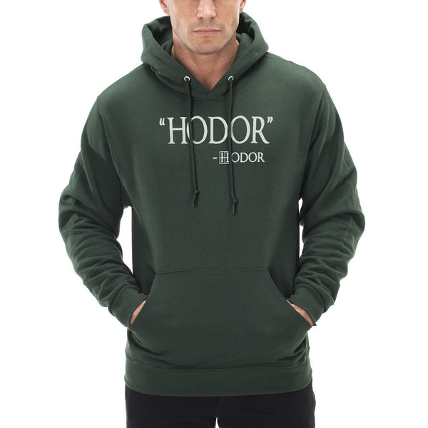 "HODOR" Hodor Quote Adult Hoodie – Bewild