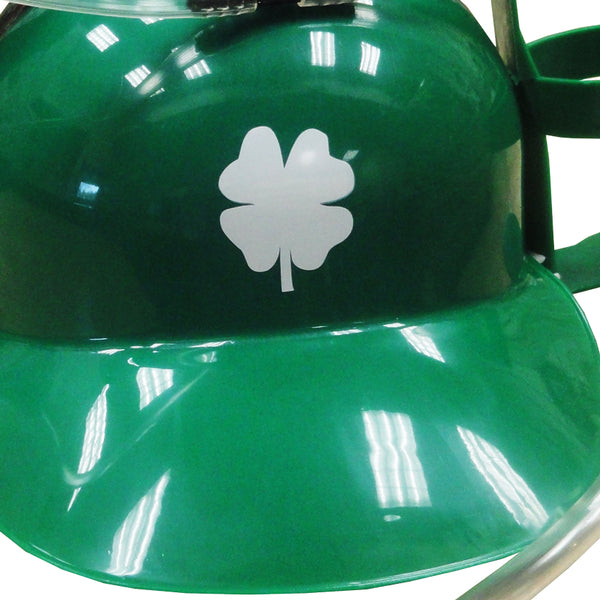 Irish Shamrock Double Beer Can Helmet – Bewild