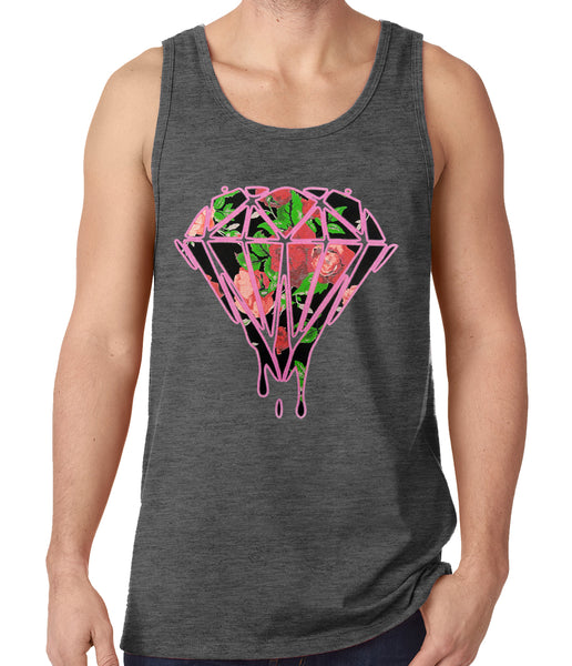 Roses Dripping Diamond Tank Top – Bewild