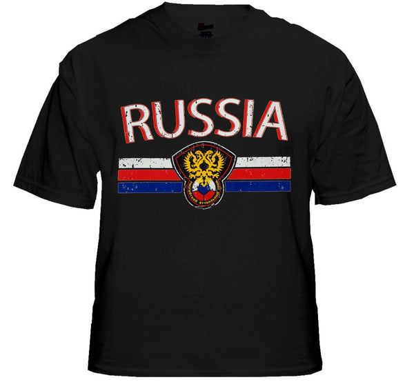 Russia Vintage Shield International Mens T-Shirt – Bewild