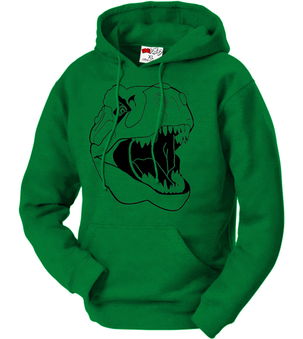 T-REX Head Adult Hoodie – Bewild